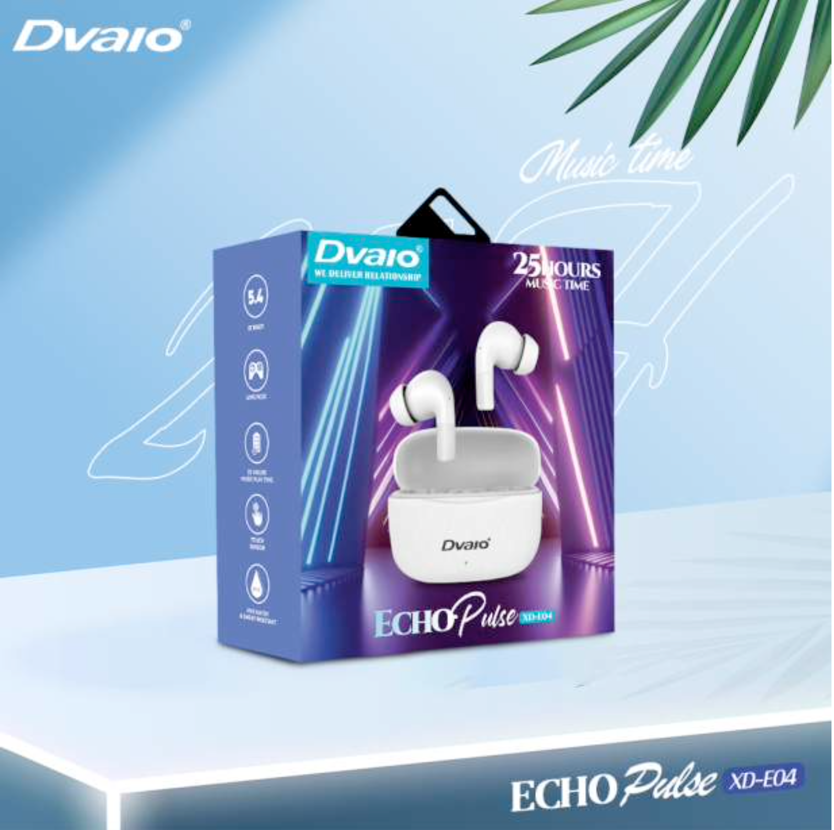Dvaio E04 TWS Echo Pulse with 25Hrs Playtime – AccXChange